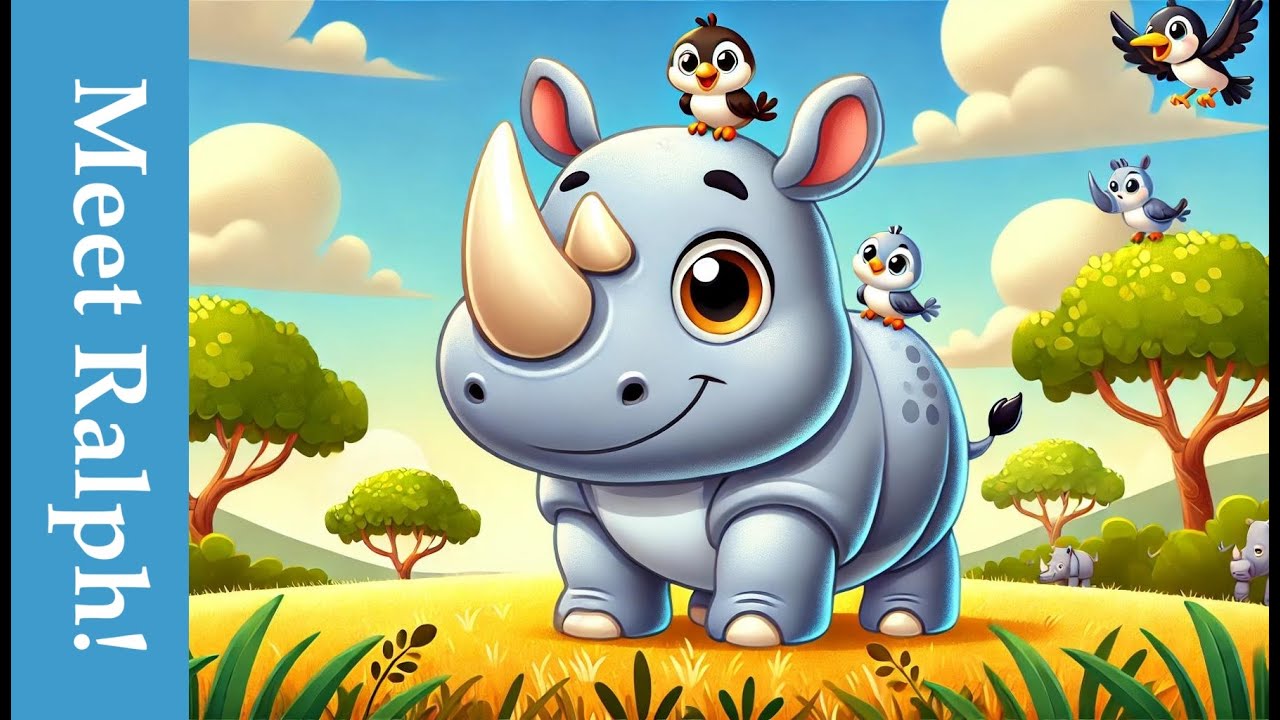 Meet Ralph the Rhino! | Andy's Fun Animal Songs! - YouTube