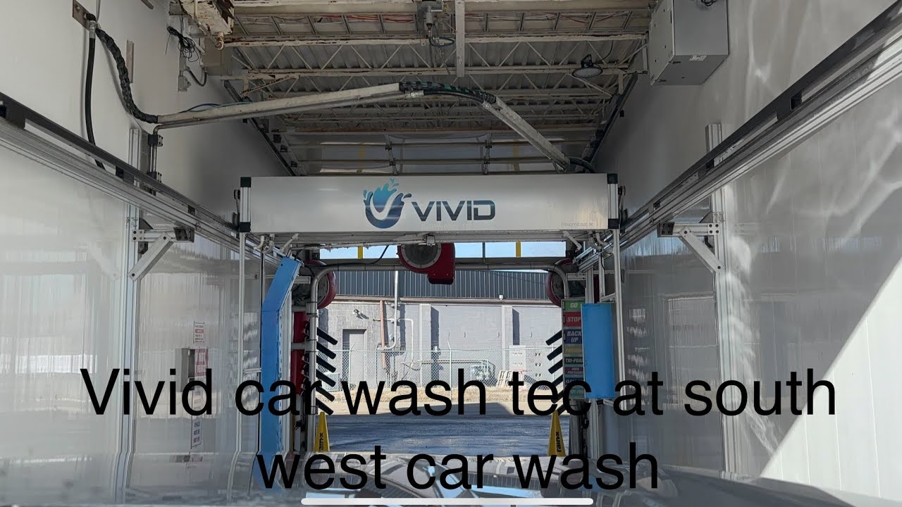 Vivid car wash tec at southwest car wash (inside view) - YouTube
