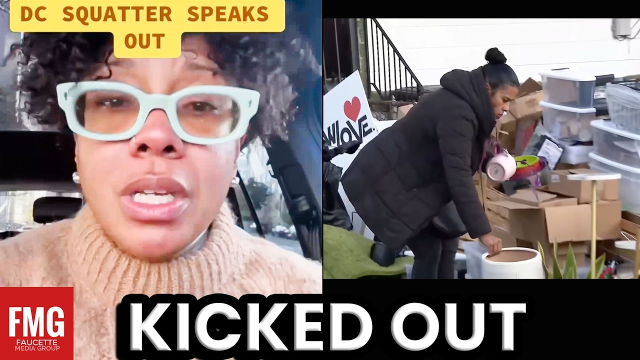 DC Squatter FINALLY Evicted Her Response - YouTube