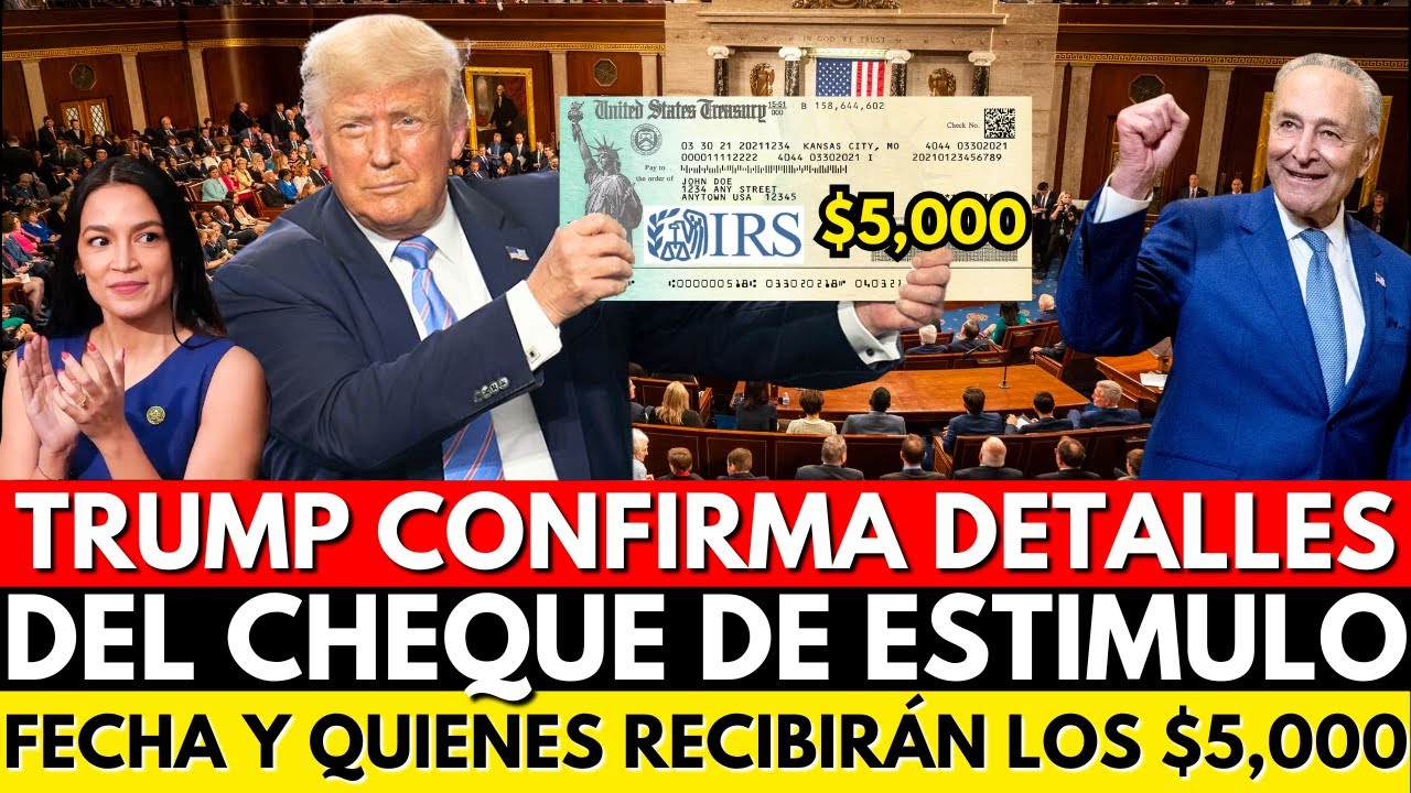 TRUMP ANUNCIA DETALLES: FECHA Y QUIENES RECIBIRÁN EL CHEQUE DE ESTÍMULO ...