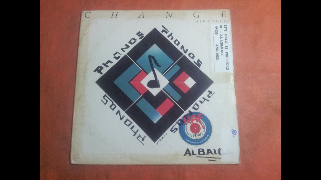 CHANGE.''MIRACLES.''.(STOP FOR LOVE.)(12'' LP.)(1981.) - YouTube