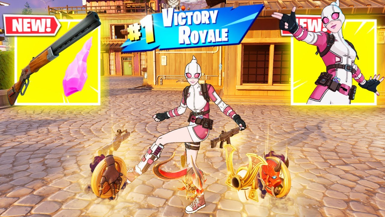 GWENPOOL vs 3 NEW MEDALLIONS & MYTHIC’S CHALLENGE (Fortnite Chapter 6 ...
