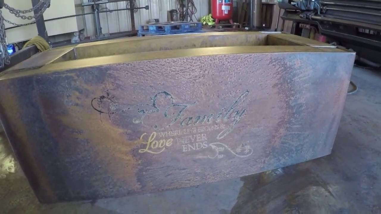 #15 Welding a Metal Fire Pit, Part 3 - YouTube