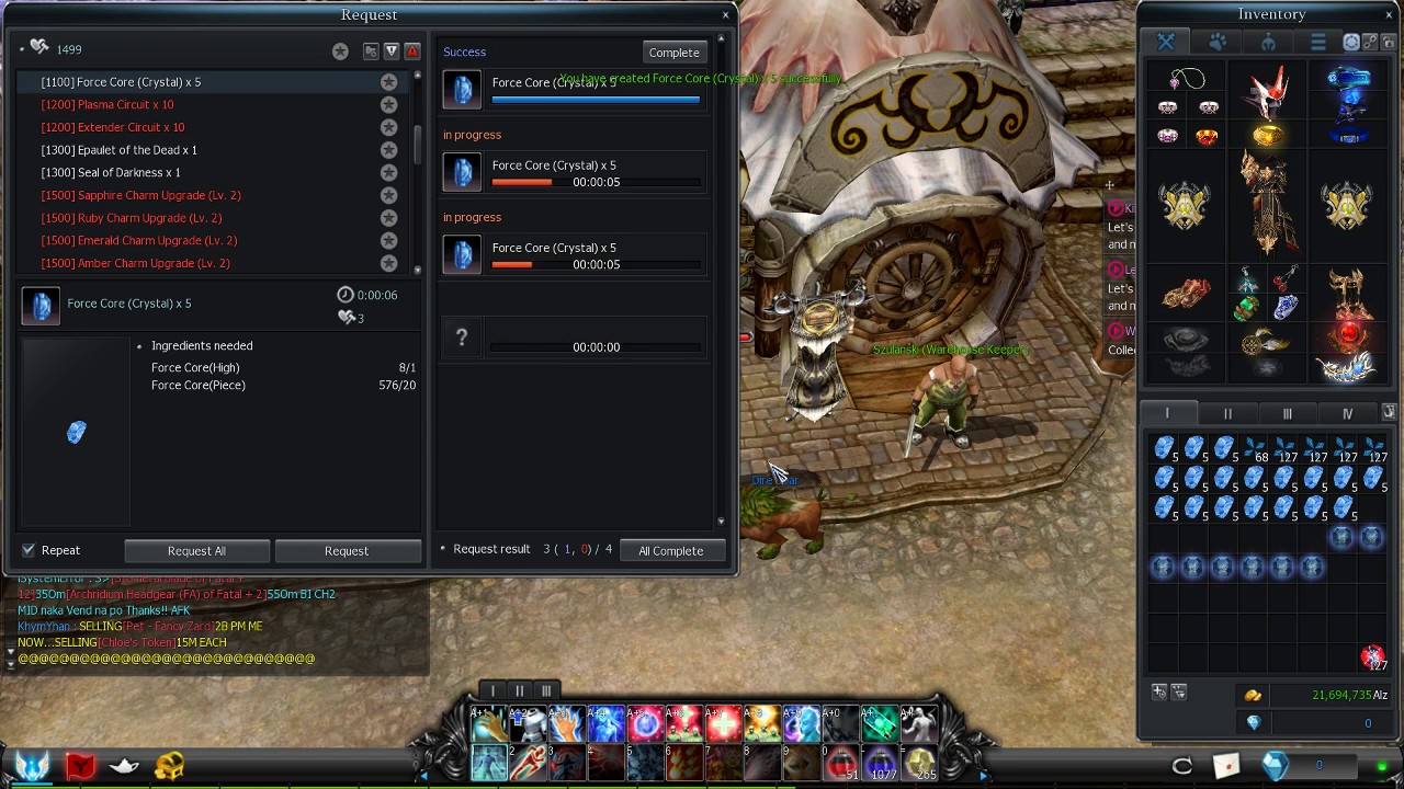 Cabal Online Ph Crafting Force Core Crystal - YouTube