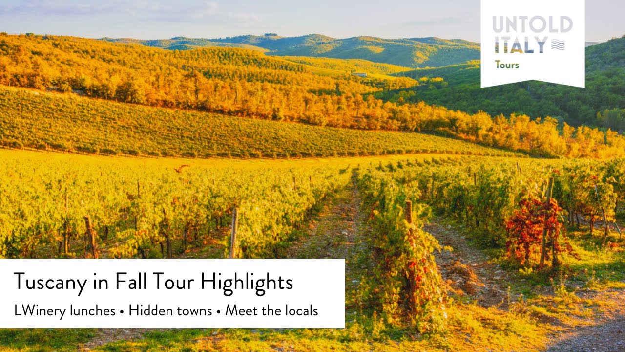 Tuscany in Fall Tour Highlights by Untold Italy - YouTube