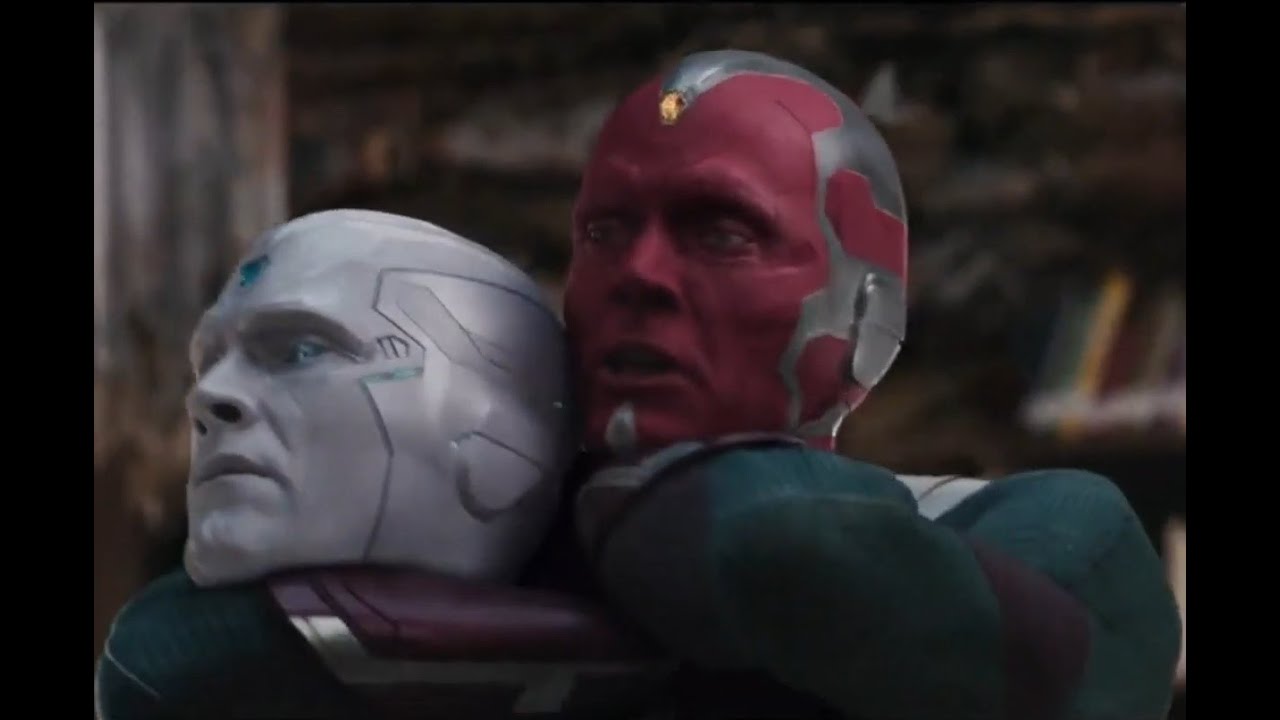 Вижн против белого Вижна | Vision vs white Vision - YouTube