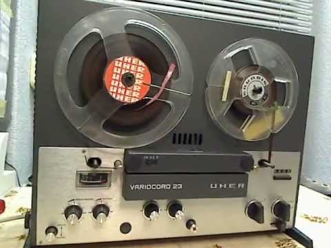 UHER Variocord23 Monophonic HiFi tape recorder from 1969 before any repairs done.
