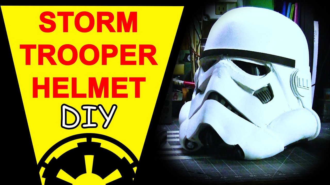 How To Make A Storm Trooper Helmet (Star Wars DIY) - YouTube