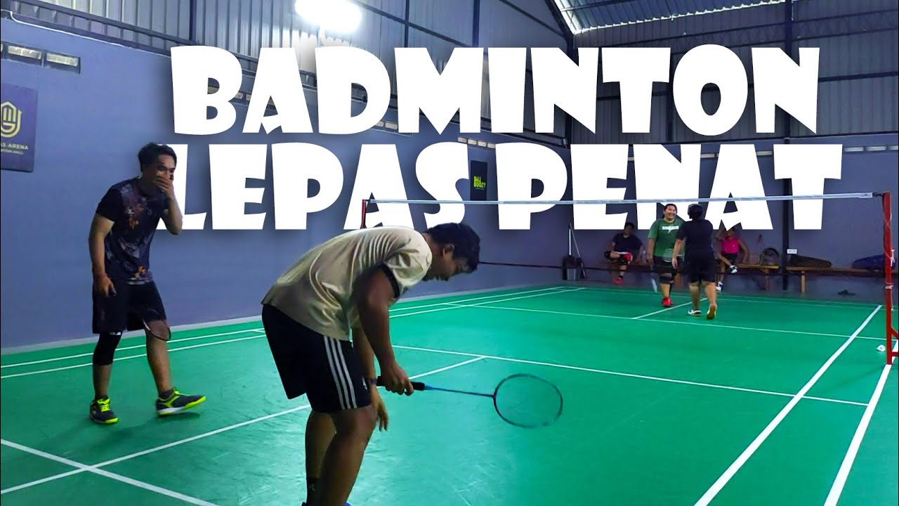 Fun Badminton Enda/Aswin vs Tape/Dewa at Geenas Arena Sanur - YouTube