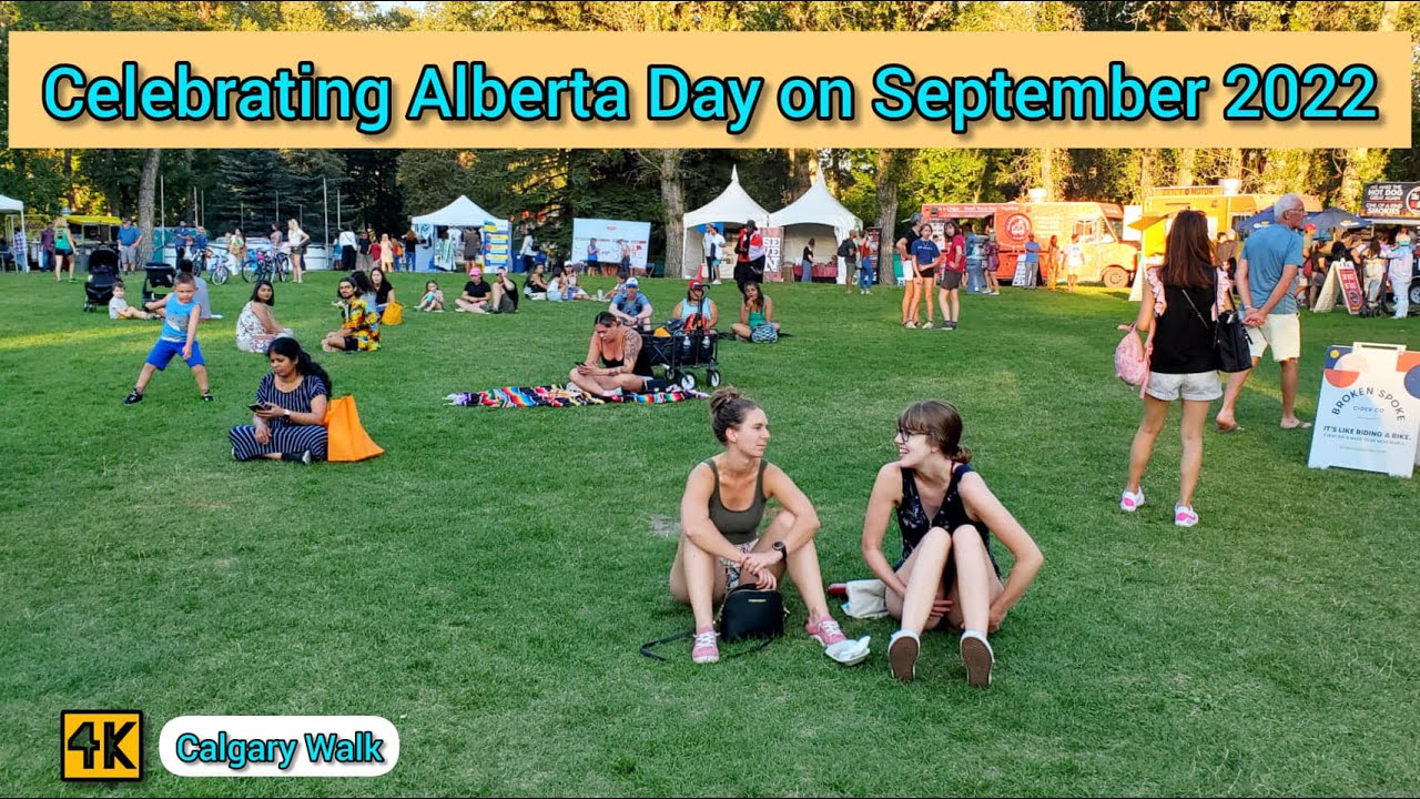Celebrating Alberta Day at Prince's Island Park Calgary Canada on ...