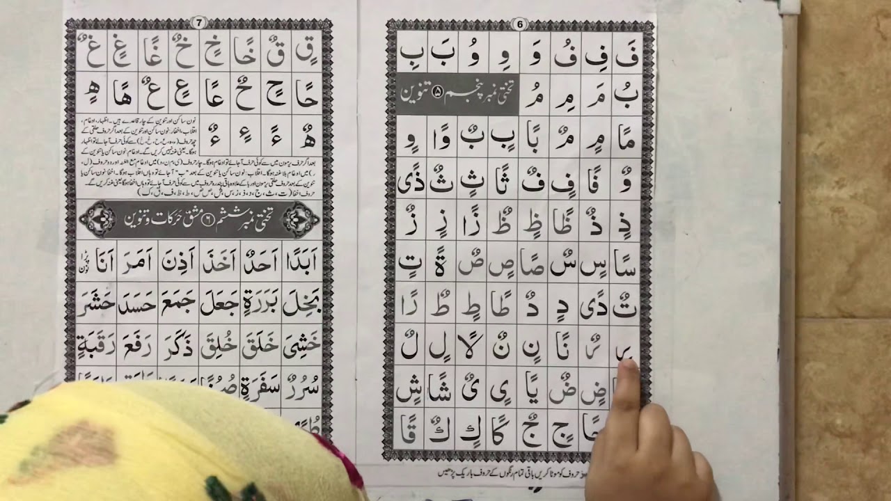 Noorani Qaida Lesson 5 - YouTube