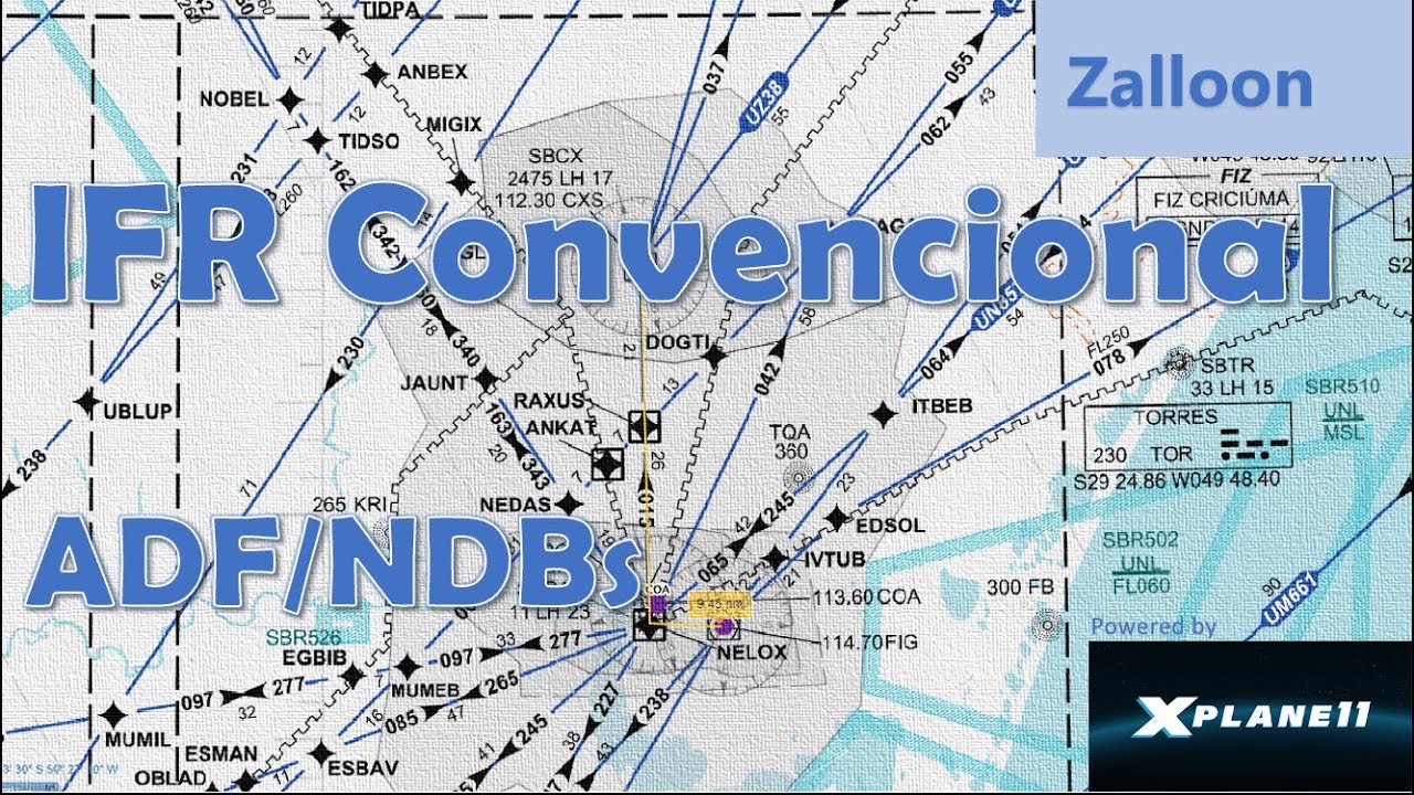 Como usar ADF e NDB - IFR Convencional - X-Plane 11.50 - YouTube