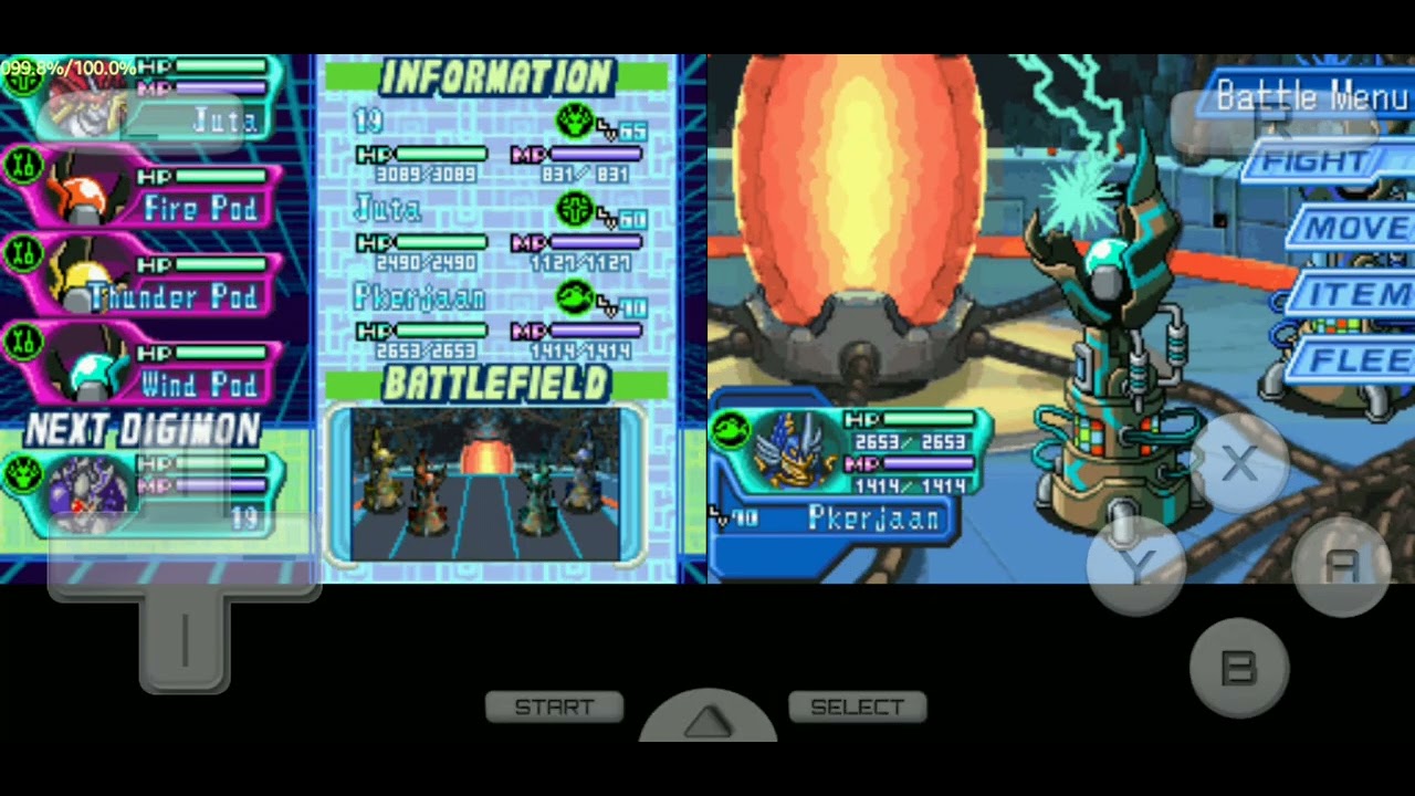 DraStic Digimon World DS Chronomon Destroy Mode Final Boss - YouTube