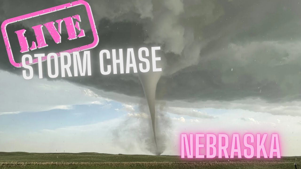 TORNADO THREAT IN NEBRASKA - LIVE STORM CHASE - YouTube