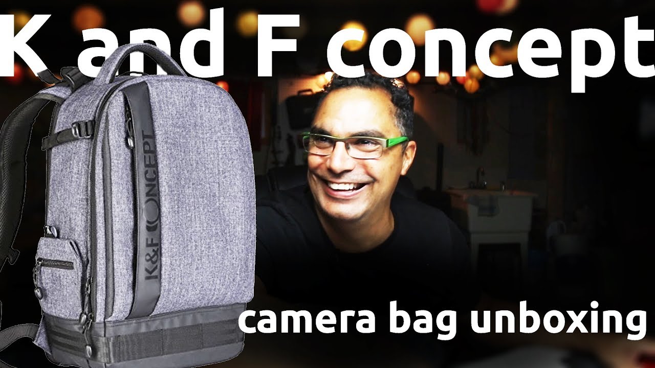 K AND F CONCEPT CAMERA BAG UNBOXING AND FIRST LOOK - YouTube