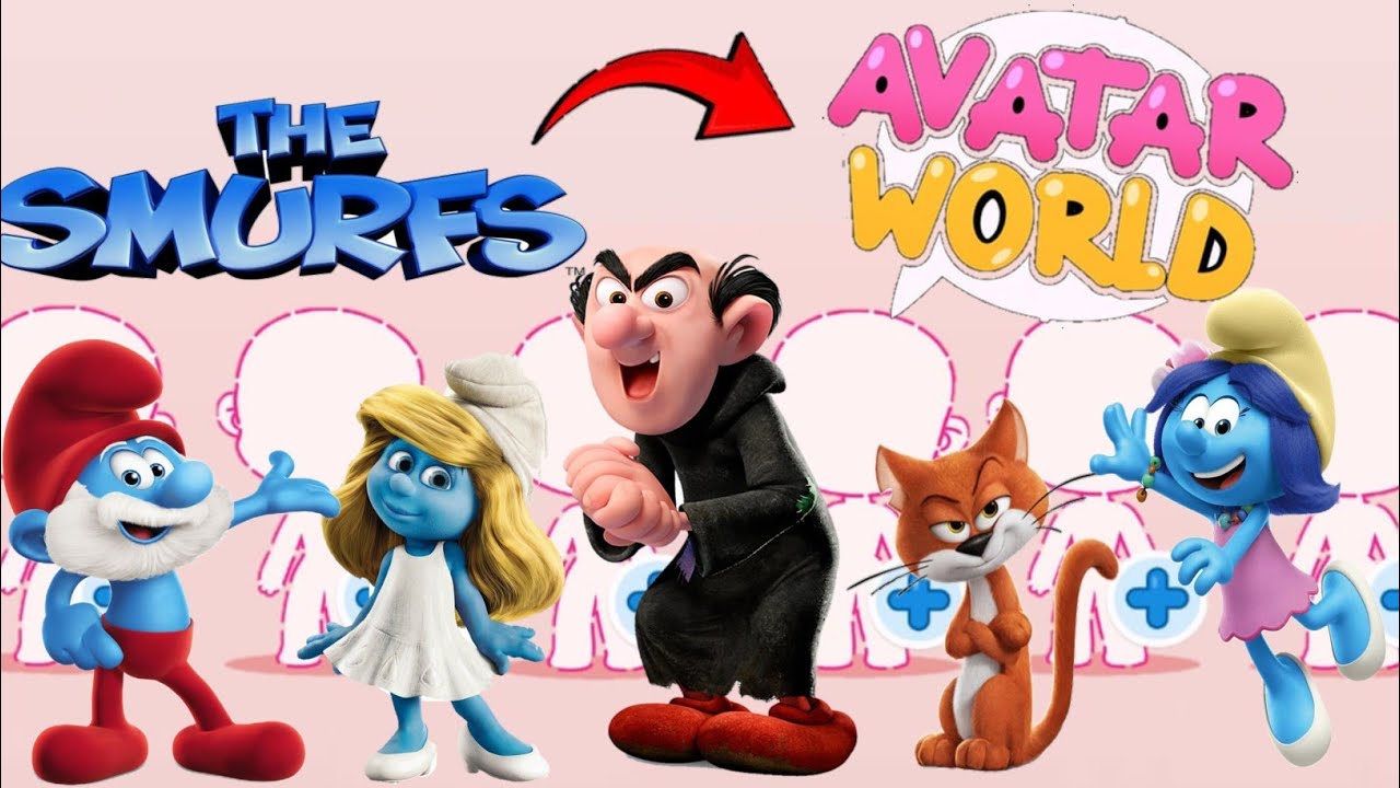 I Made THE SMURFS in AVATAR WORLD! 😱 | Papa Smurf, Smurfette, and ...