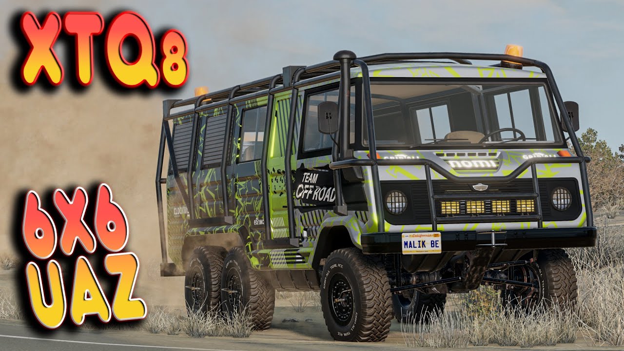 XTQ Qrup #8 6X6 Uaz Gəldi XTQ Gücləndi Savaş Başlayır | Maşın Oyunları ...