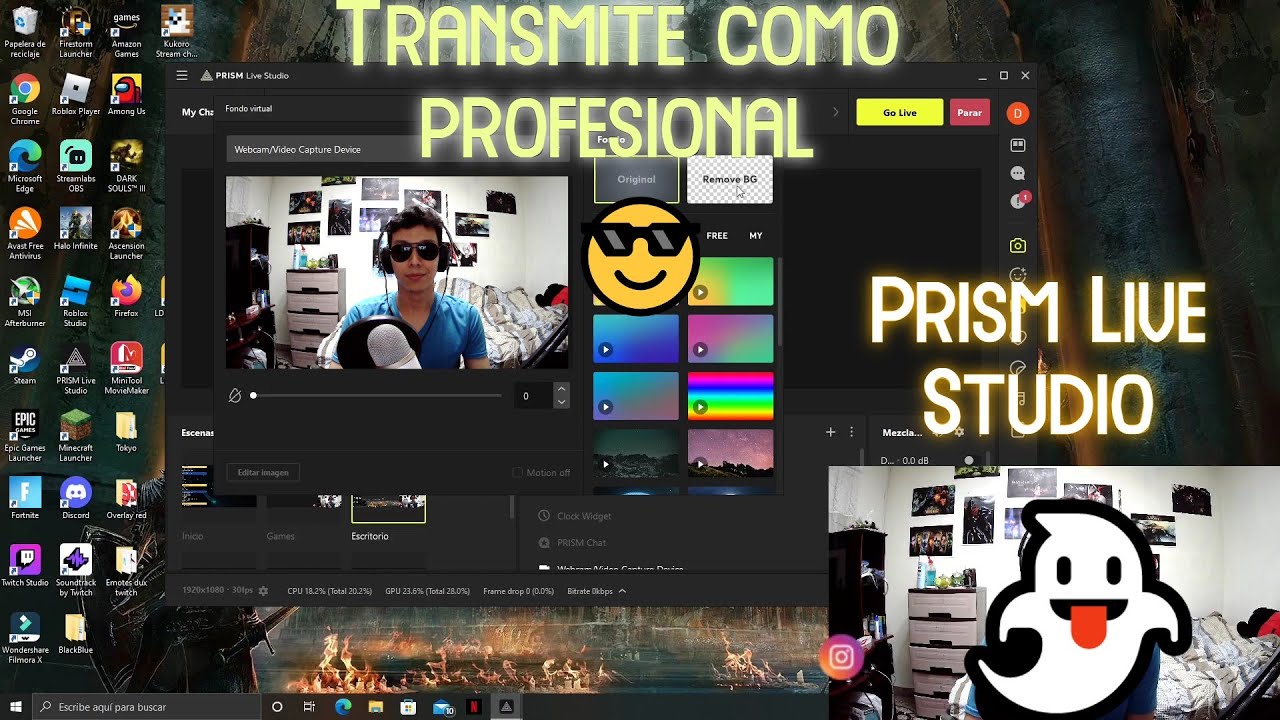 Cómo utilizar Prism Live Studio? - YouTube