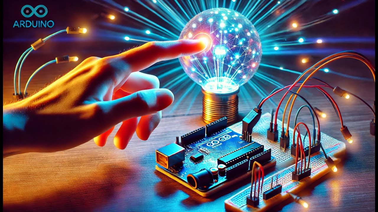 How to Make an Arduino Touchy Feely Lamp – Easy DIY Project! | Ashraf ...