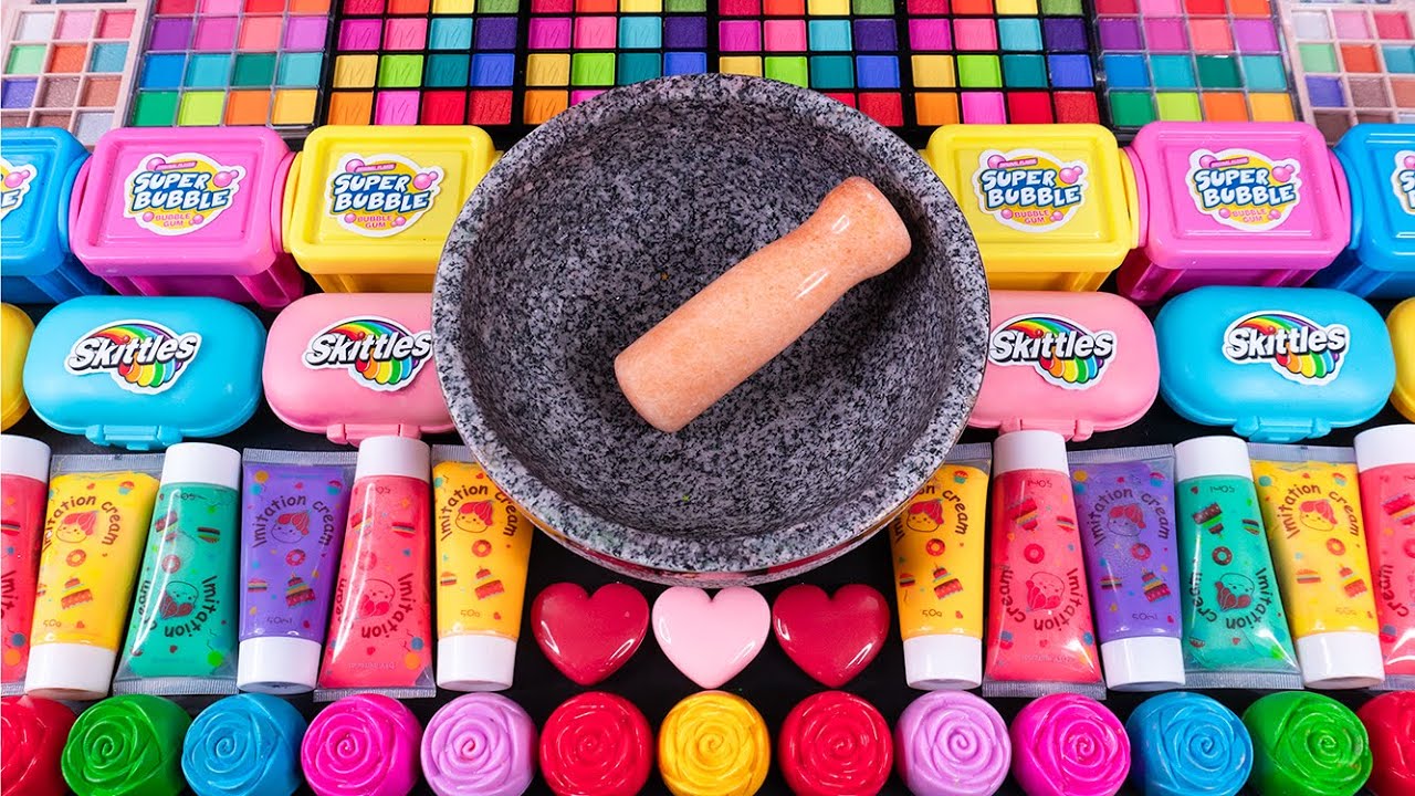 Satisfying Video DIY How to Mixing Makeup Cosmetics Glitter Squishy ...