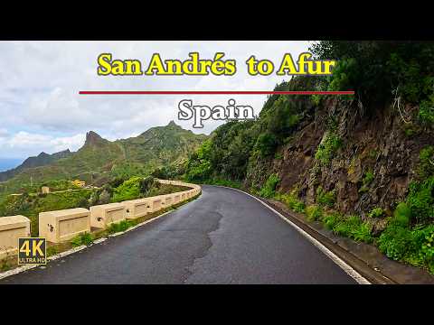 San Andrés to Afur via Anaga Rural Park | Scenic Road Trip In Stunning 4K | POV Driving