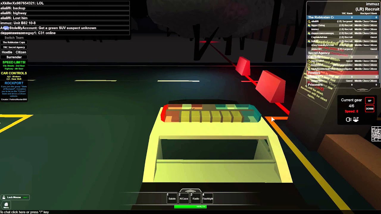 Roblox - TRC - The Robloxian Cops - Patrol One. - YouTube