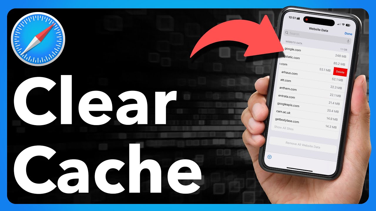 How To Clear Cache On iPhone Safari - YouTube