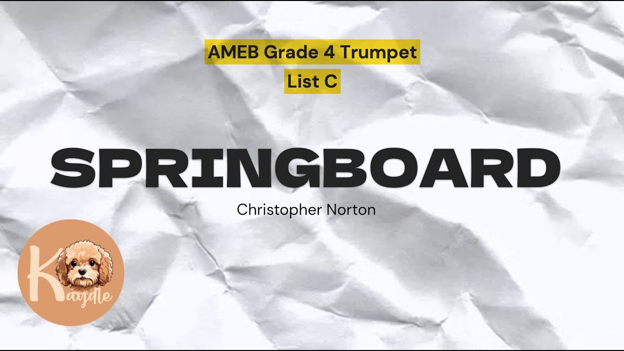 Springboard - AMEB Trumpet Grade 4 List C - YouTube