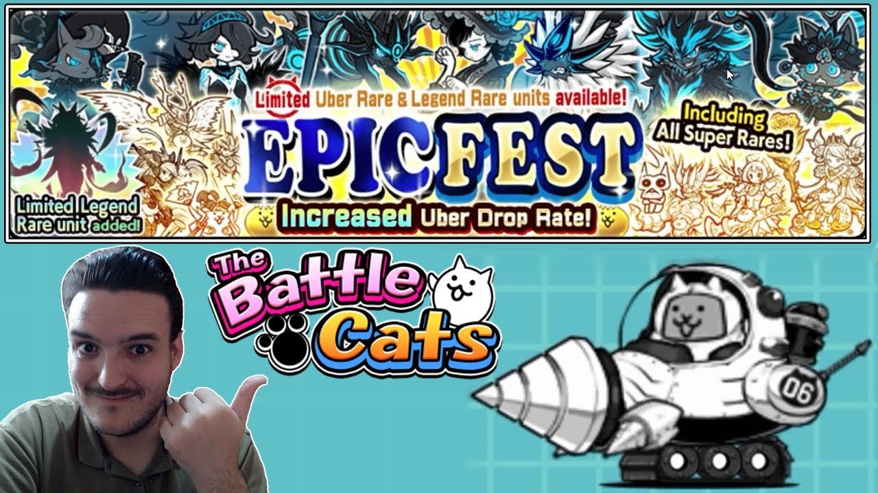THE BATTLE CATS #166 - GIREI 11 VEZES NO BANNER EPICFEST E O TESTE DO ...