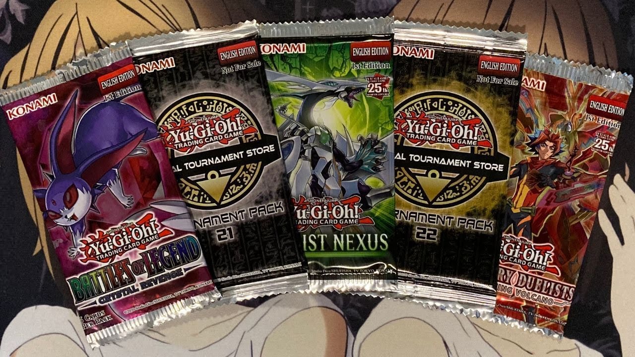 Opening Five Random Yugioh Booster Packs TCG - YouTube