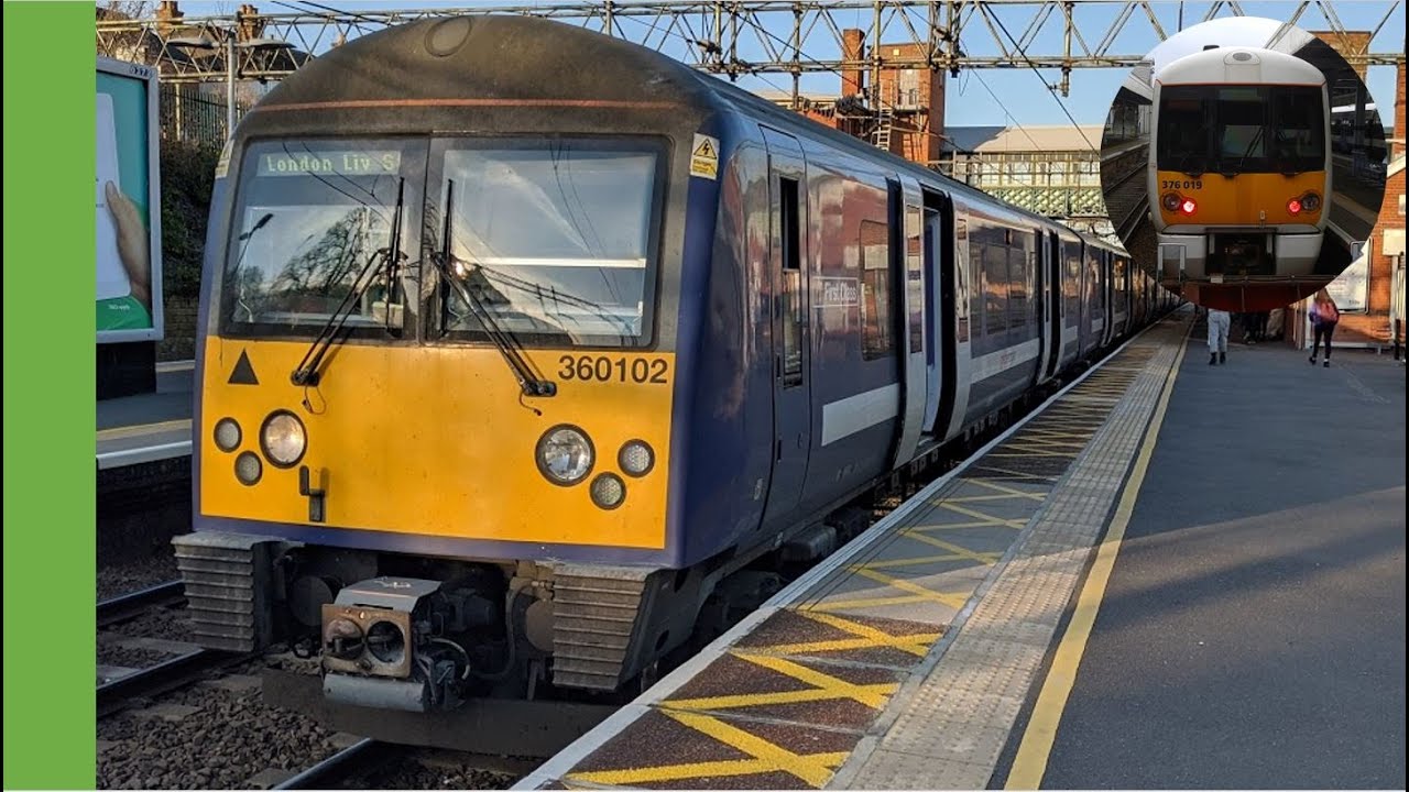 Trains at Witham - YouTube