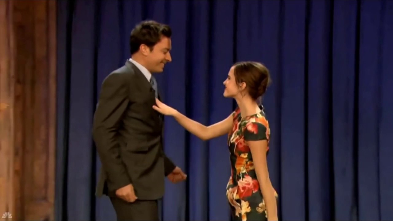 Emma Watson dancing with Jimmy Fallon | NO BLACK SCREEN!!!!! - YouTube