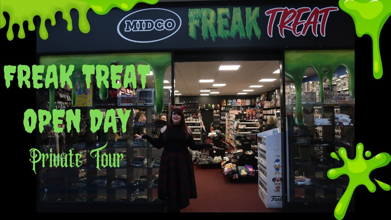 FREAK TREAT Opening Day! Burtons New Horror & Pop Culture Shop! Private ...