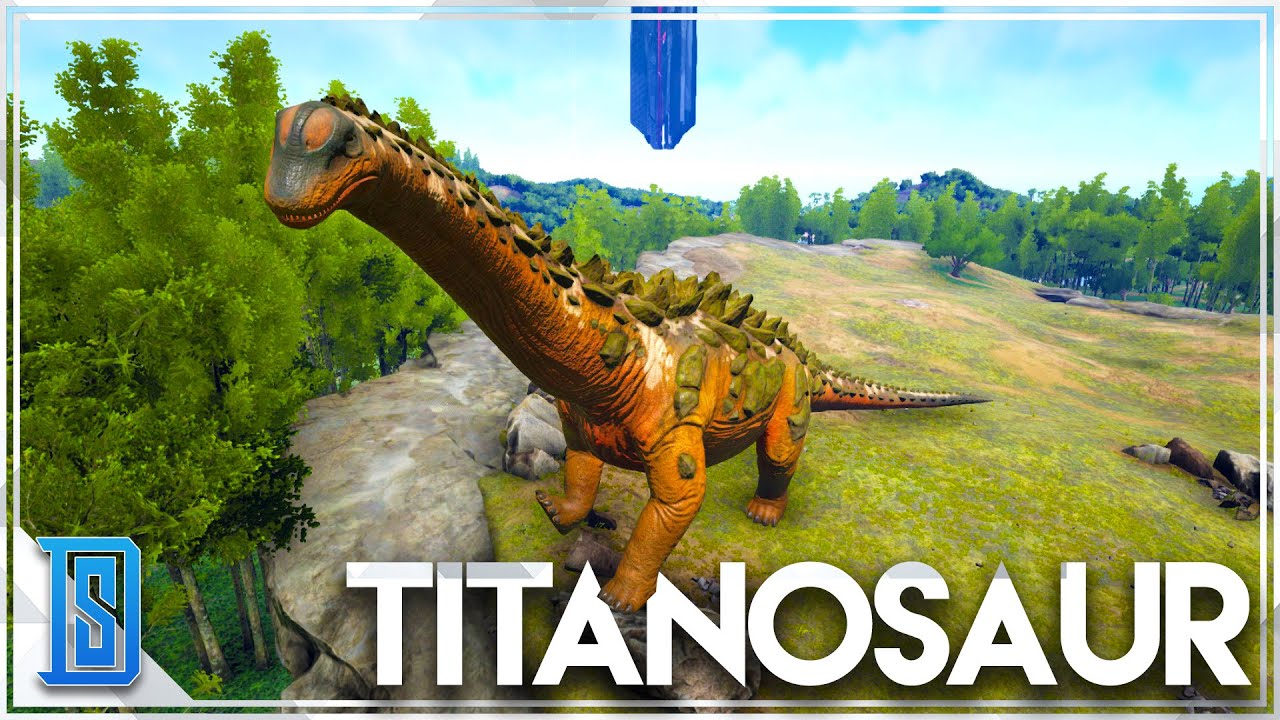 Ark Survival Evolved - TITANOSAUR RIDING GAMEPLAY/RED WOOD BIOME ...