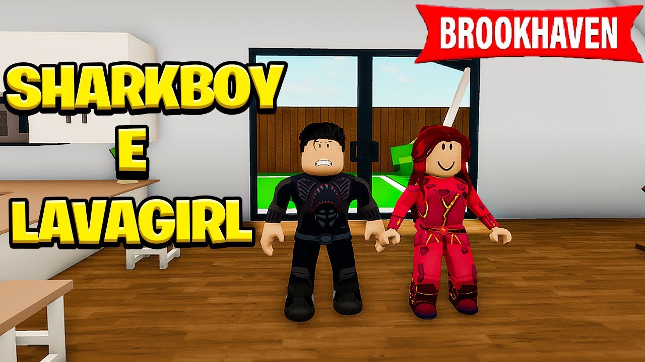 SHARKBOY E LAVAGIRL INVADIRAM O BROOKHAVEN 🏡 RP! (ROBLOX) - YouTube