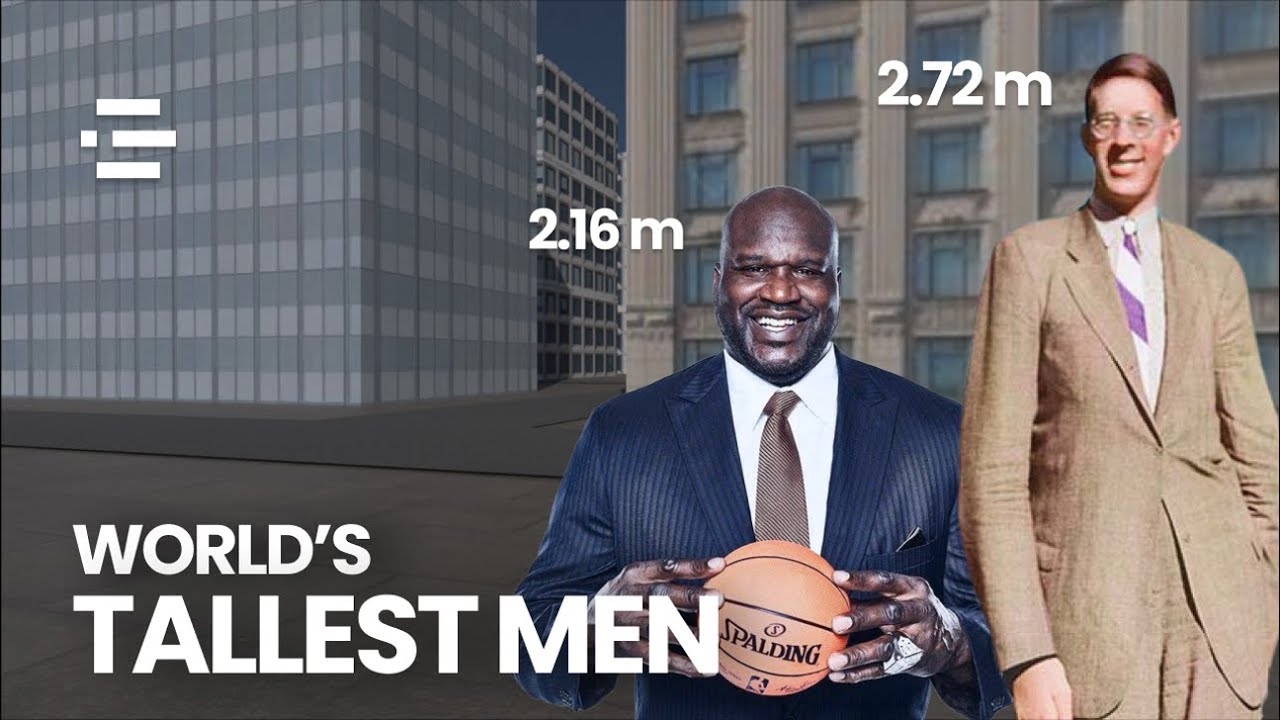 Tallest Men in the World (3D Comparison) - YouTube