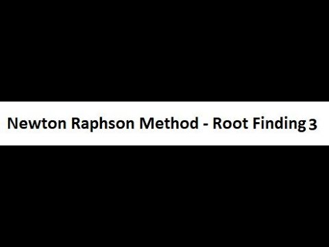 Error Analysis of Newton Raphson Method - YouTube
