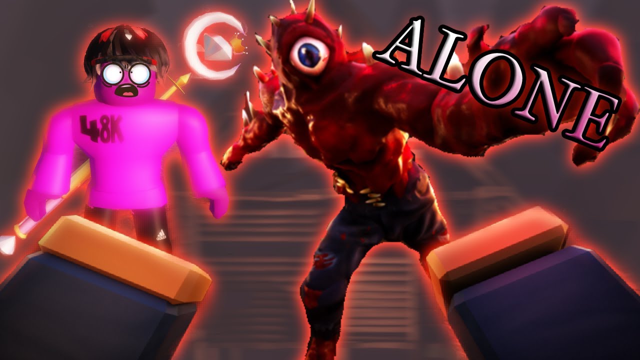 PLAYING A NEW ROBLOX HORROR GAME CALLED ALONE!!! - YouTube