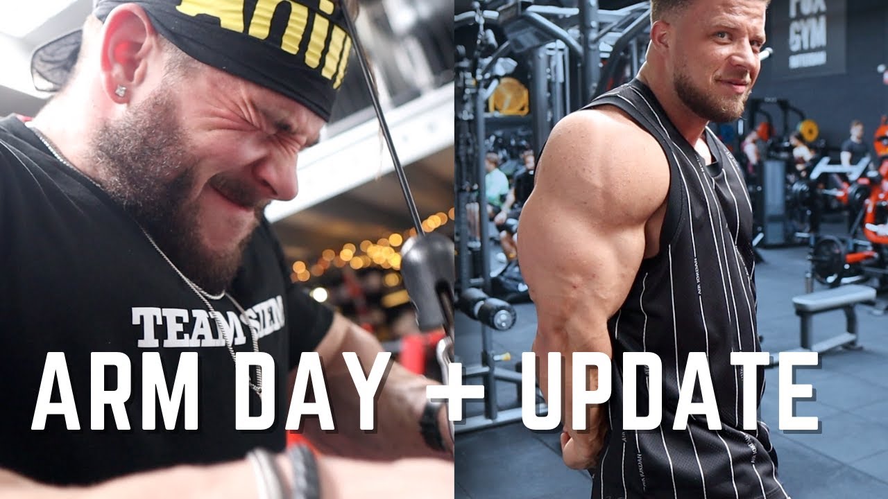 The plans have changed | Arm day + Cheat meal with Siem the Goose ...