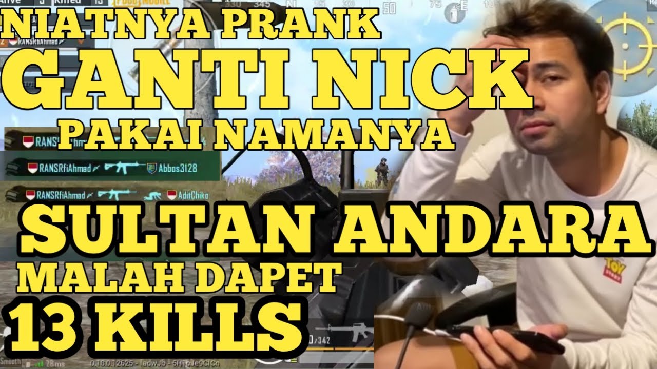 GANTI NICK PUBG MOBILE PAKAI NAMA SULTAN ANDARA SKALIAN TEST PUBG 2020 ganti-nick-pubg-mobile-pakai-nama-sultan-andara-skalian-test-pubg-2020