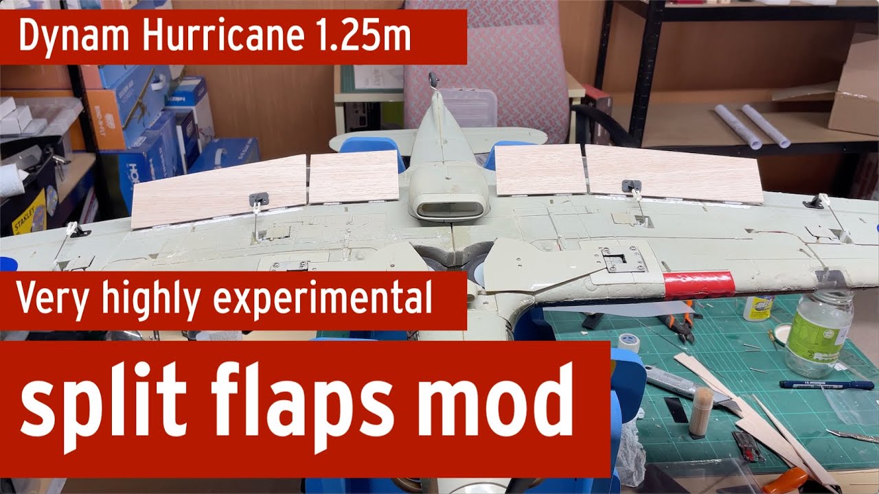 Dynam Hurricane split flaps mod 22nd Nov 2024 - YouTube