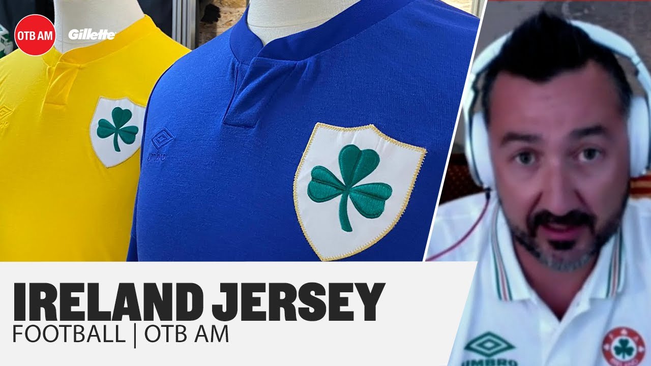 The fascinating history behind Ireland's new, blue jersey | Umbro's ...