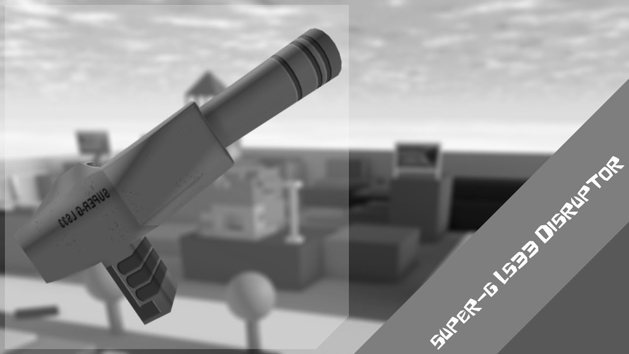 Zap (Equip) - Super-G LS33 Disruptor - Roblox - YouTube