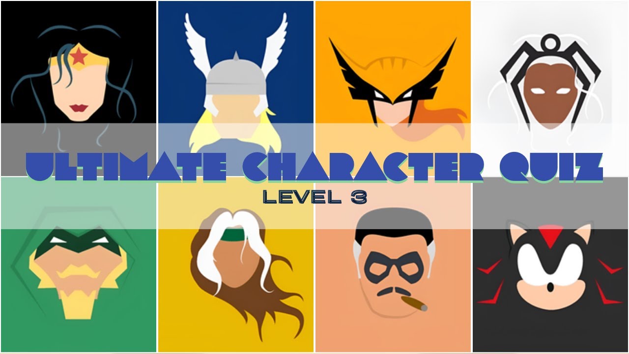 Ultimate Character Quiz - Level 3 | 20 Animated Characters | Quiz ...
