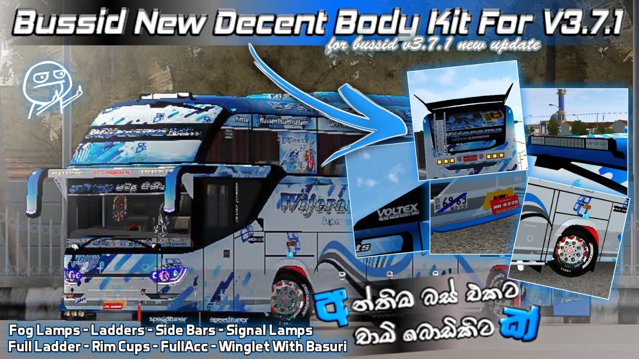මේ දවස් වල හැමොම හොයන චාම් බොඩිකිට් එක || New Decent Bodykit For Bussid ...