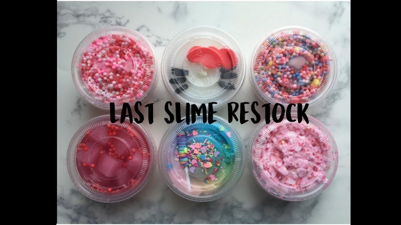 SLIMEYMAYO LAST SLIME RESTOCK! ETSY SLIME RESTOCK! - YouTube