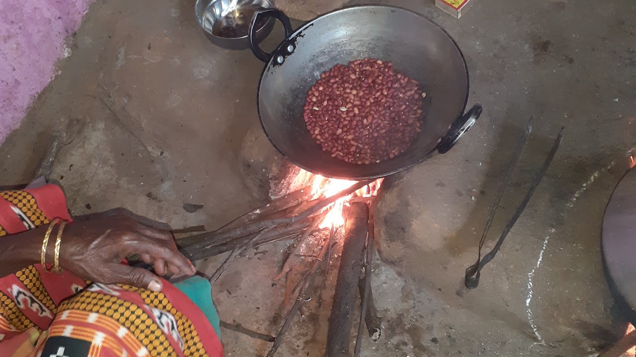 MUGFALI , BADAM ROSTING , VILLAGE FOOD , FOOD VLOG , TASTY FRUIT , DRAY ...