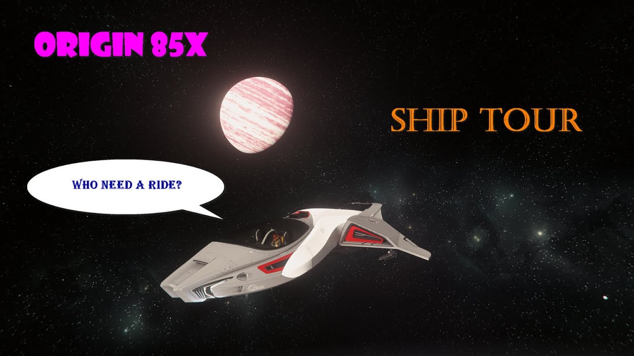 Star Citizen Origin 85X Ship Tour (patch 3.14) - YouTube