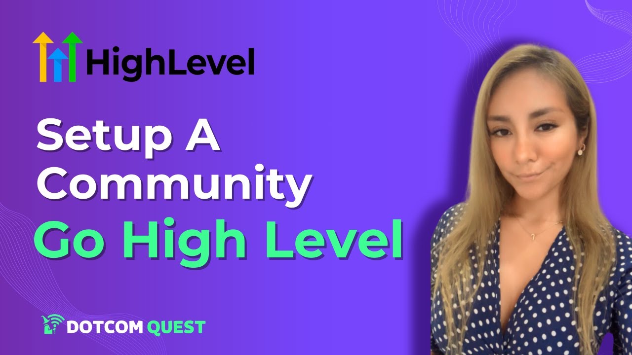 Set Up a Community in Go High Level in Under 5 Minutes! 🗣️ - YouTube