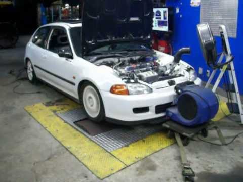 tuning stock K20Z1 all motor with k-pro - YouTube